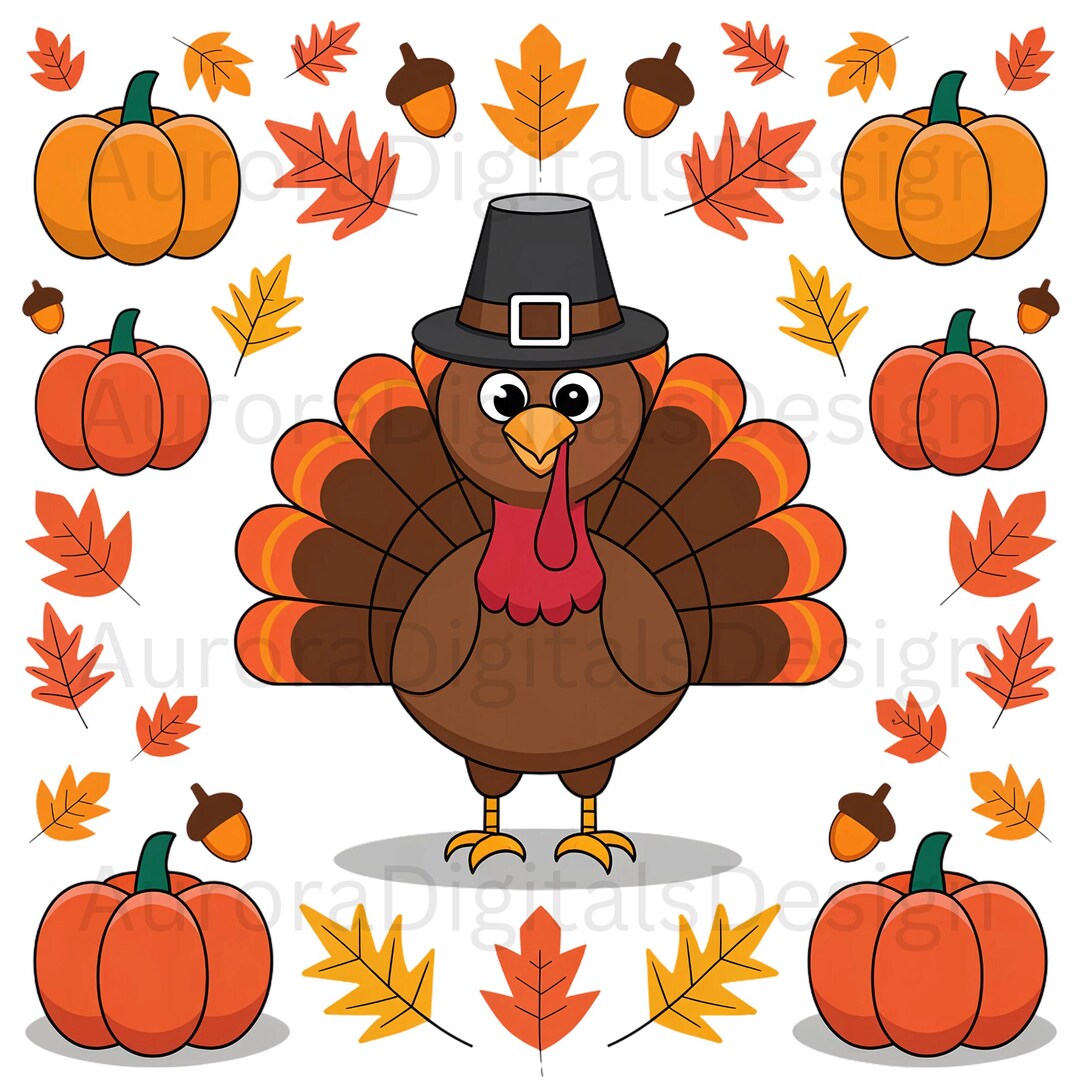 Thanksgiving Turkey Png, Turkey Png, Thanksgiving Png, Fall Clipart ...