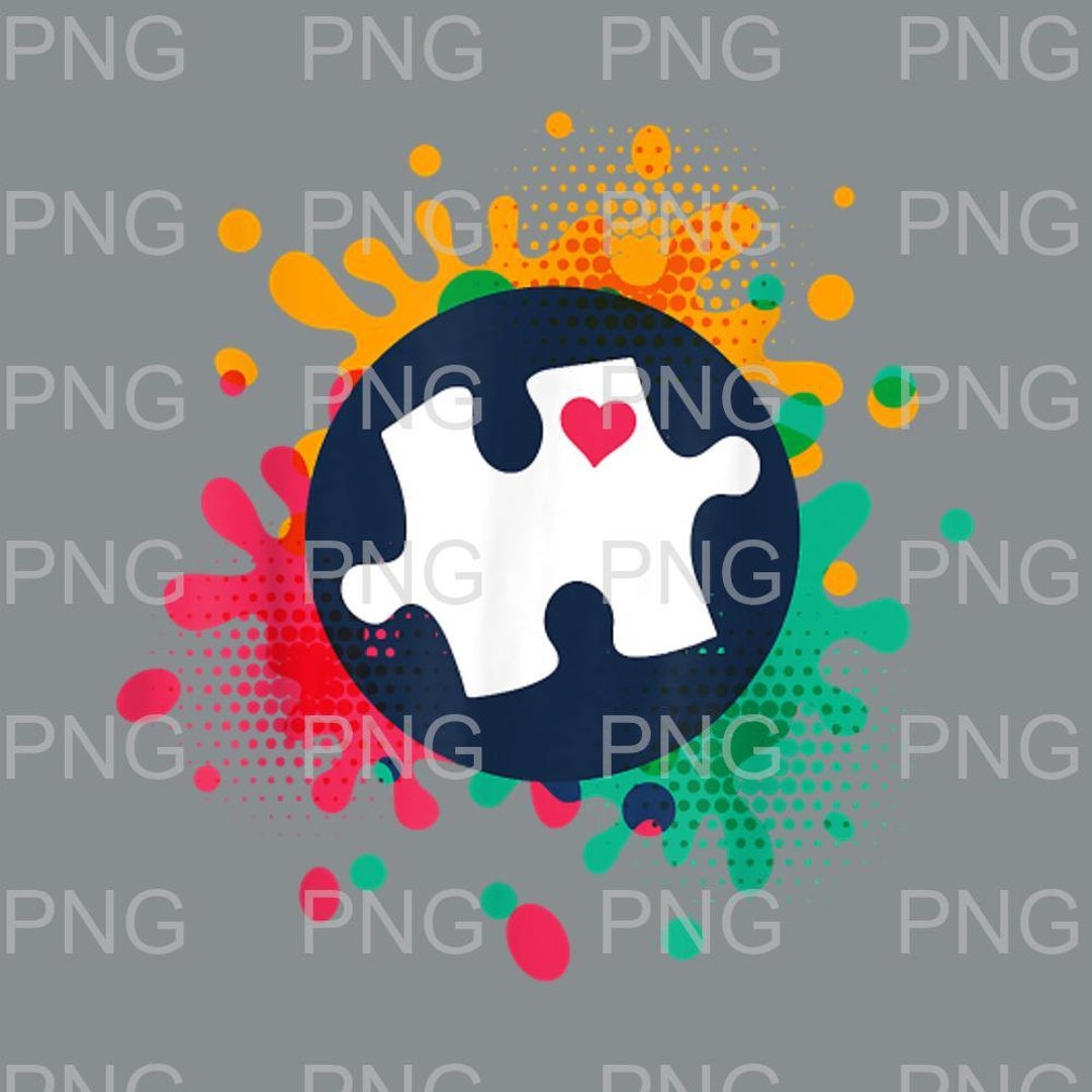 Autism Awareness Png File Png Download File Digital Download Print File ...