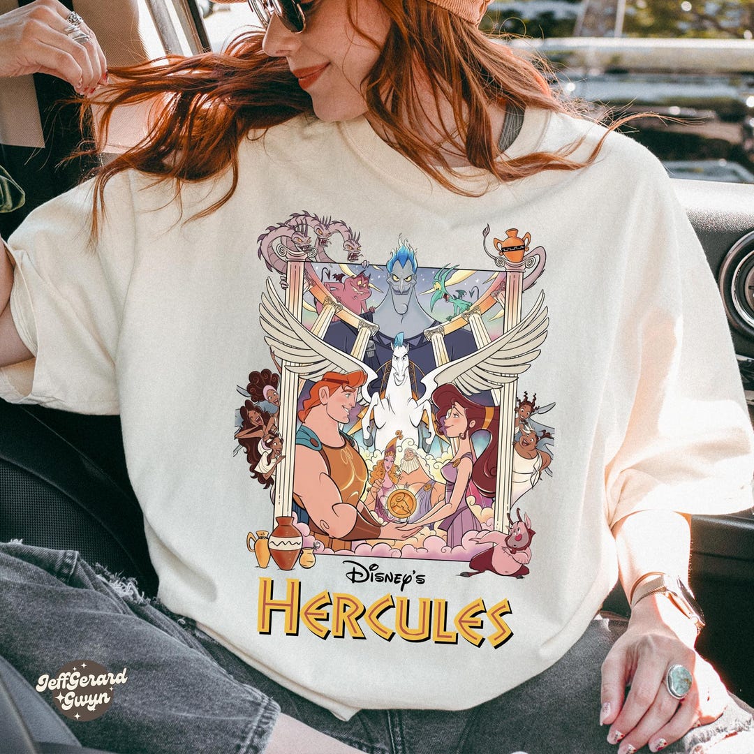 Retro 90's Disney Hercules Comfort Colors® Shirt, Hercules Shirt ...