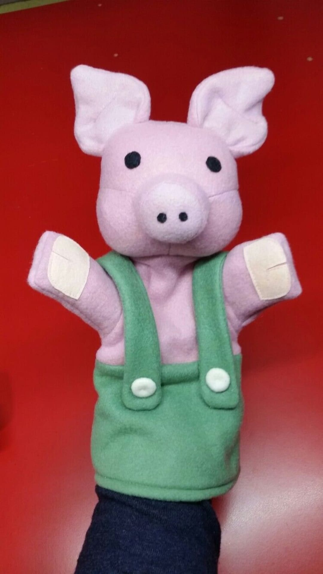 The Three Little Pigs 3 Hand Puppets for Theater - Etsy
