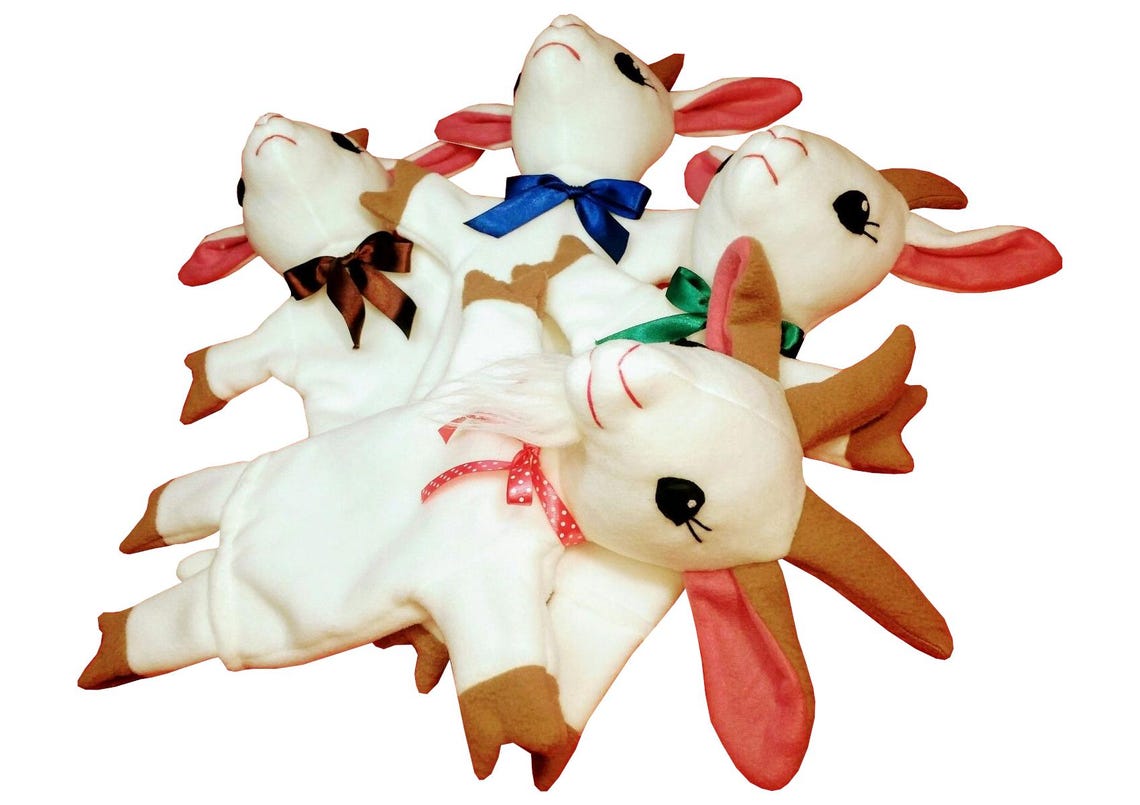 DIY Baby Goat Hand Puppet Pattern-storytelling Toy for Kids-digital ...