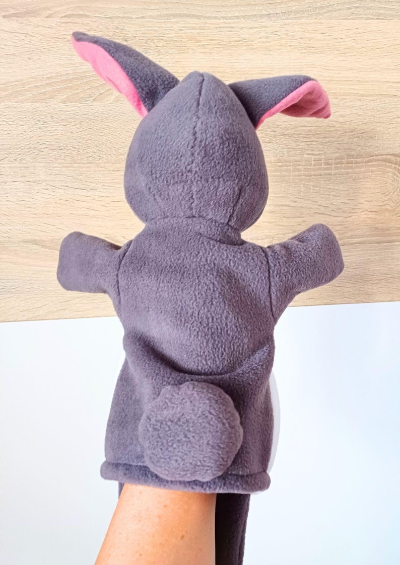 Rabbit Hand Puppet Sewing Pattern: DIY Storytelling Toy (PDF ...