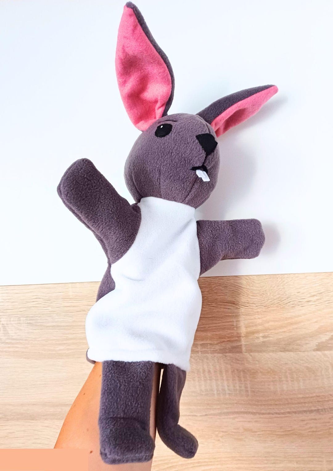 Rabbit Hand Puppet Sewing Pattern: DIY Storytelling Toy (PDF ...
