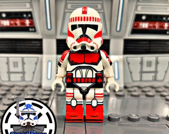 Coruscant Guard Custom Figure Star Wars Red Shock Clone Trooper ...
