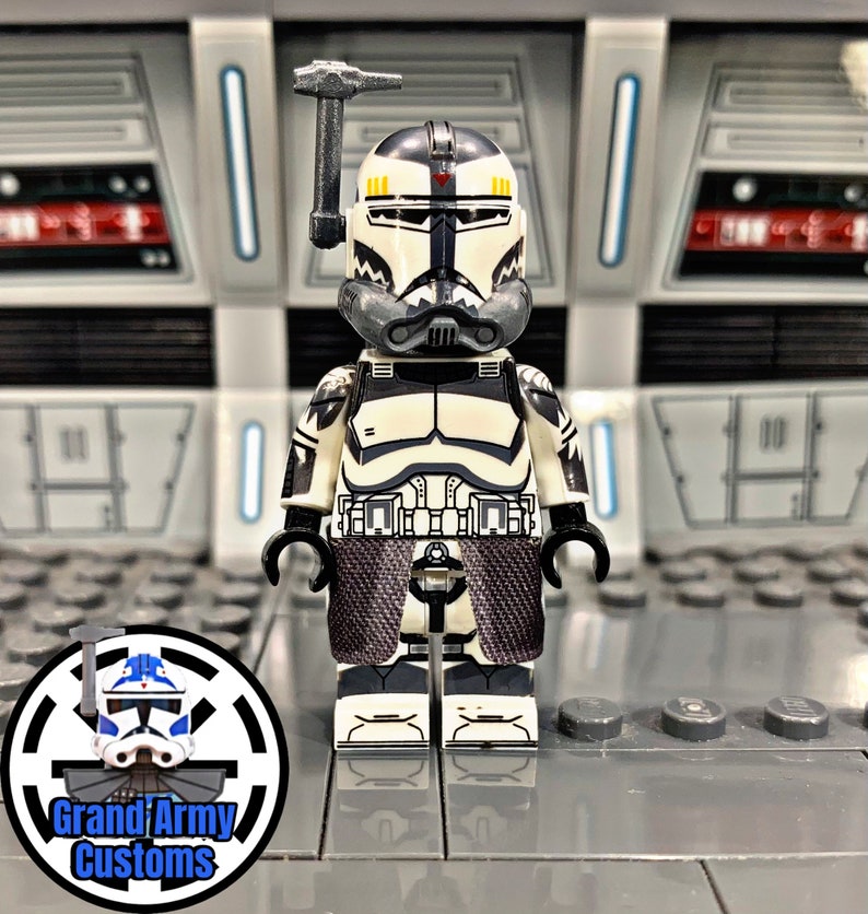 Commander Wolffe Custom Minifigure Star Wars Clone Wolf Pack - Etsy