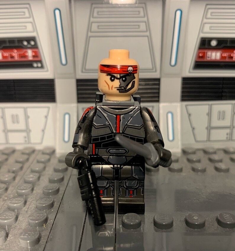 Hunter Bad Batch Custom Minifigure Star Wars - Etsy