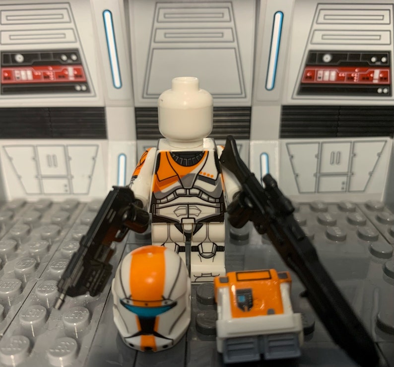 Clone Commando Boss Custom Minifigure Star Wars Delta Squad - Etsy