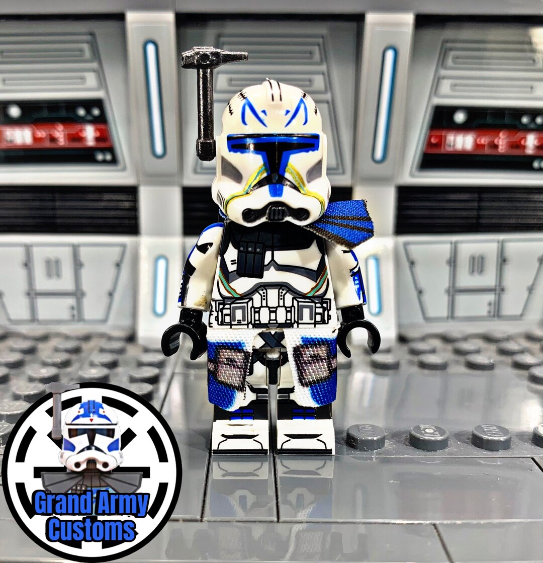 501st Live Action Captain Rex Custom Clone Minfigure Star Wars - Etsy