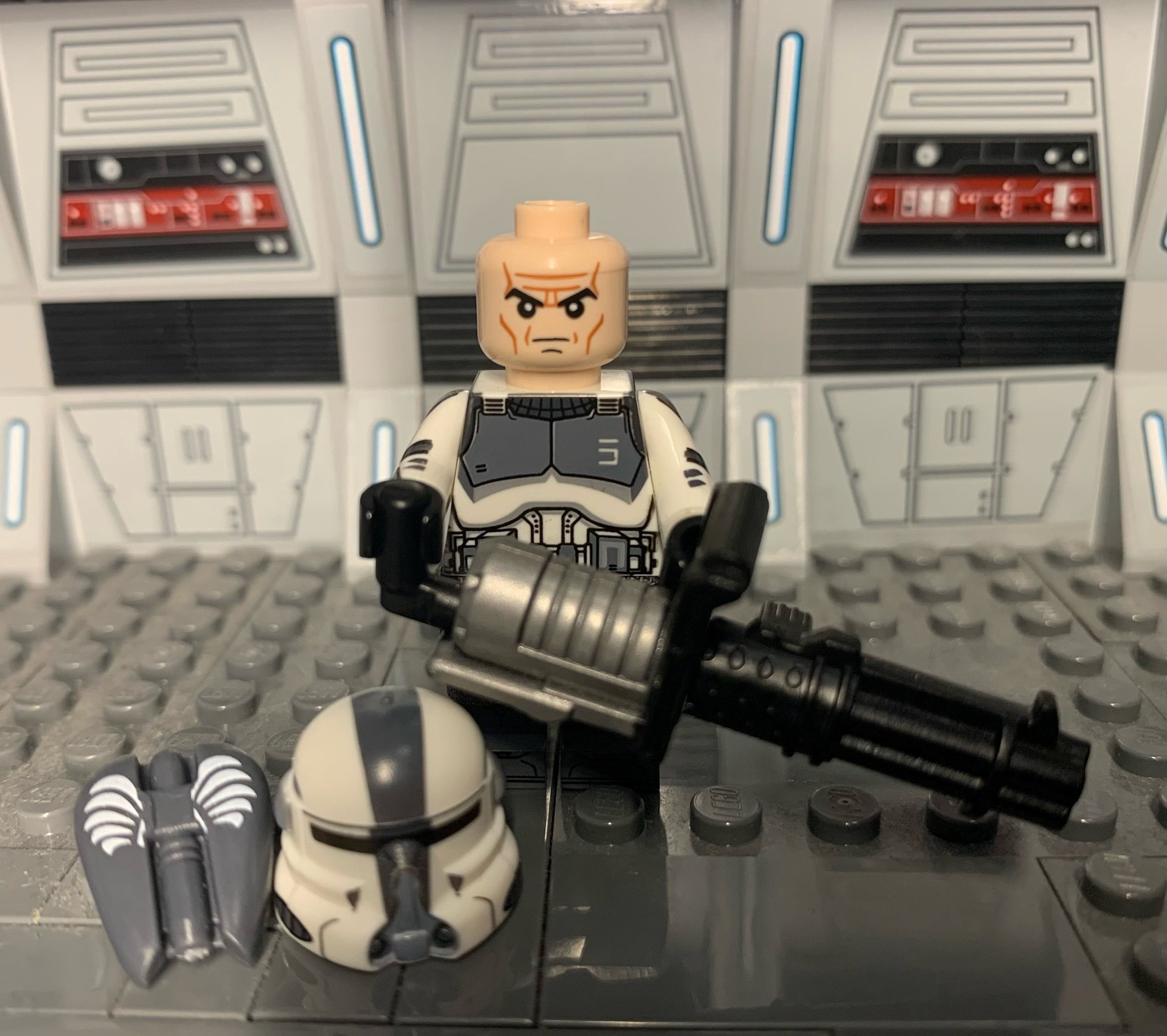 104th Legion Wolf Pack Airborne Clone Trooper Custom Minifigure Star ...