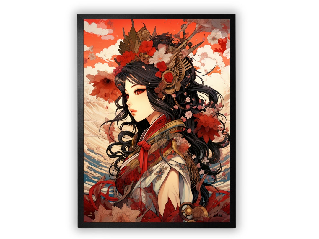 Manga Magic in Ukiyo-e Poster, Ukiyo-e Japanese Art Print, Manga Wall ...