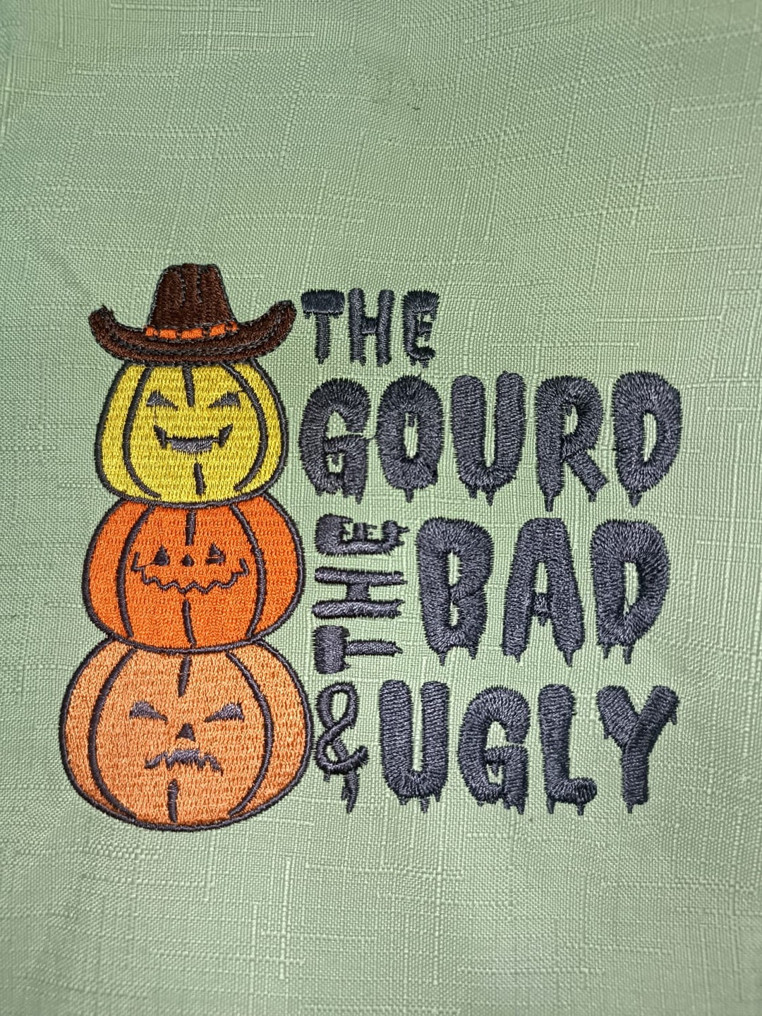 The Gourd the Bad and Ugly Machine Embroidery Design the Gourd ...