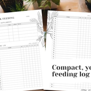 Crested Gecko Care Diary, Reptile Logbook Calendar A5 & US Letter Paper ...