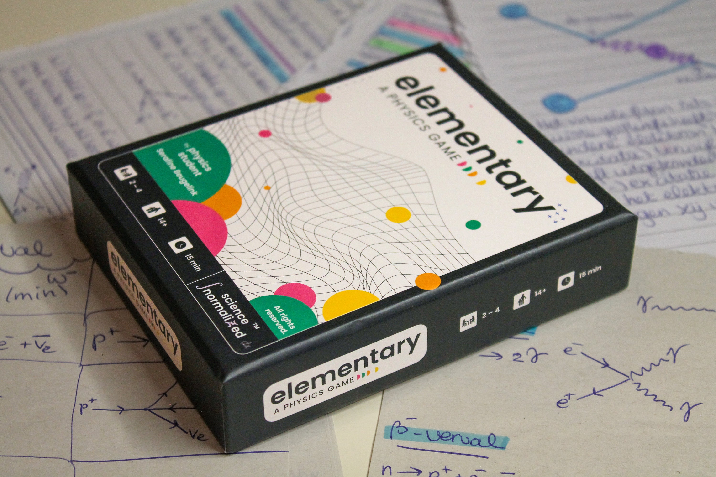 Elementary: a Physics Game Elementary Particle Physics Card Game - Etsy