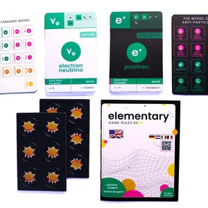 Physics Card Game | Elementary Particles - Etsy