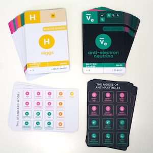 Physics Card Game | Elementary Particles - Etsy