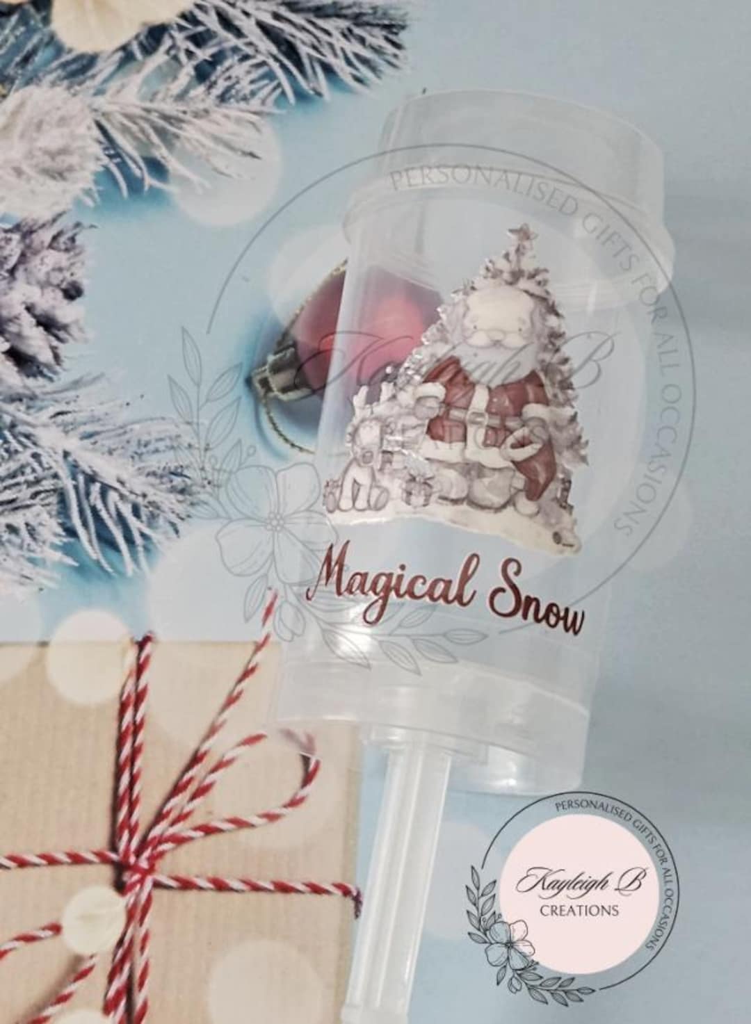 Magical Snow Confetti Popper, Christmas Eve Box Filler, Snow Popper ...