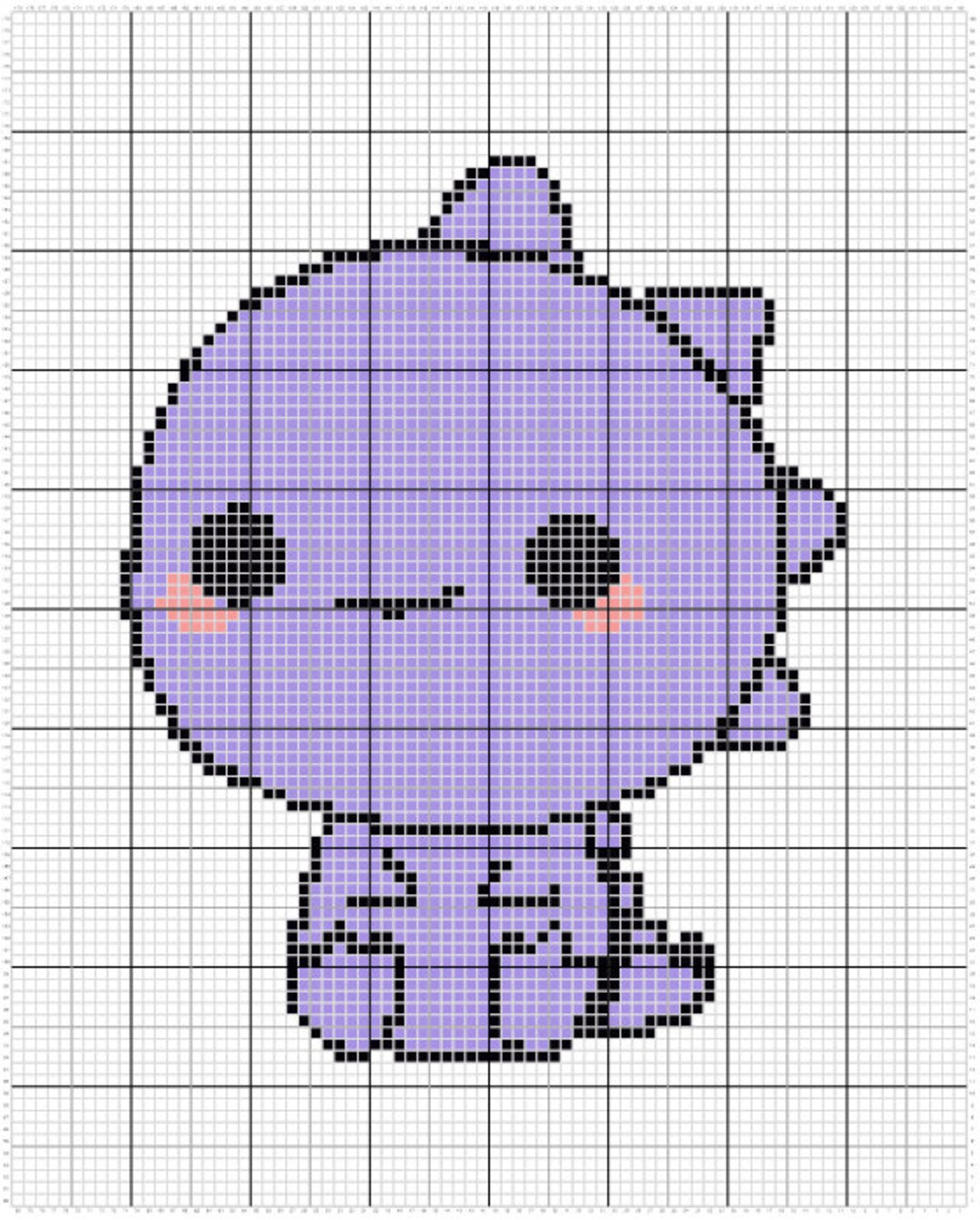 Crochet C2c Pattern/ C2c Graph /c2c Graphgan Blanket /written ...