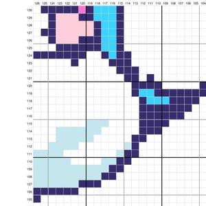 C2c Pattern C2c Crochet Pattern, Unicorn C2c Graph for Cozy Graphgan ...