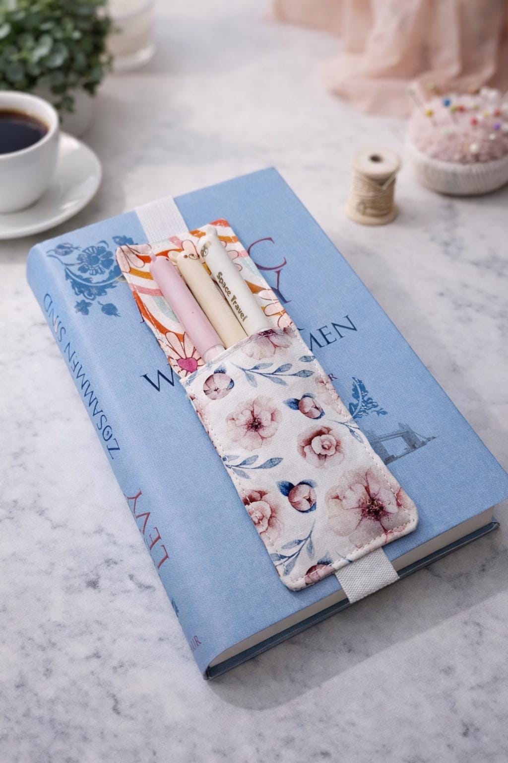 Bookmark Pen Holder Pattern PDF | Book Bookmark With Elastic | Beginner ...