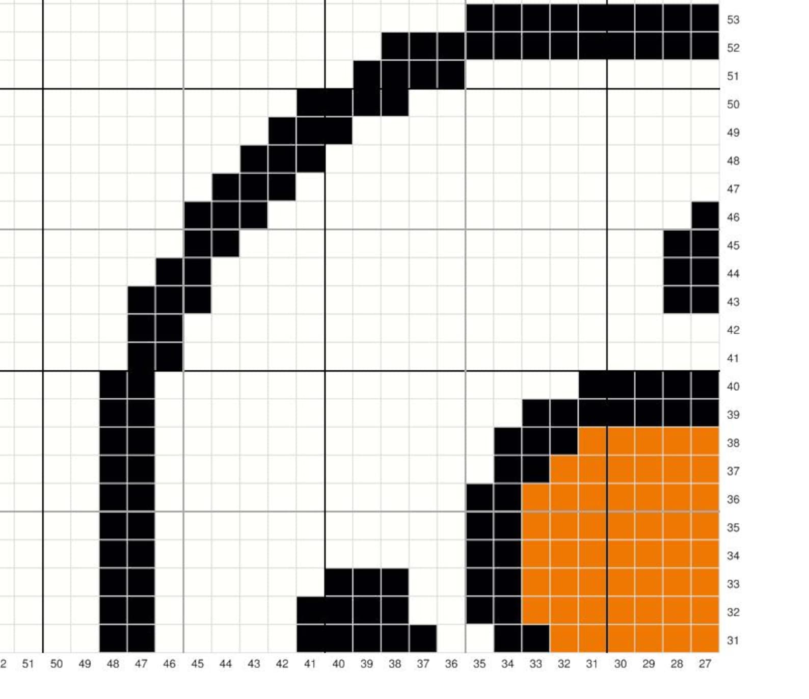 C2C Graphgan/ Crochet C2c Pattern/ C2c Graphgan Blanket / Written ...