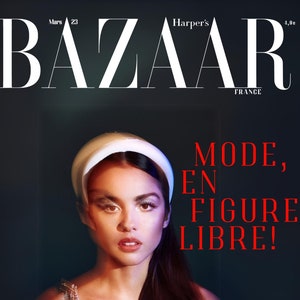 Template / model de la couverture du magazine harper's Bazaar ...