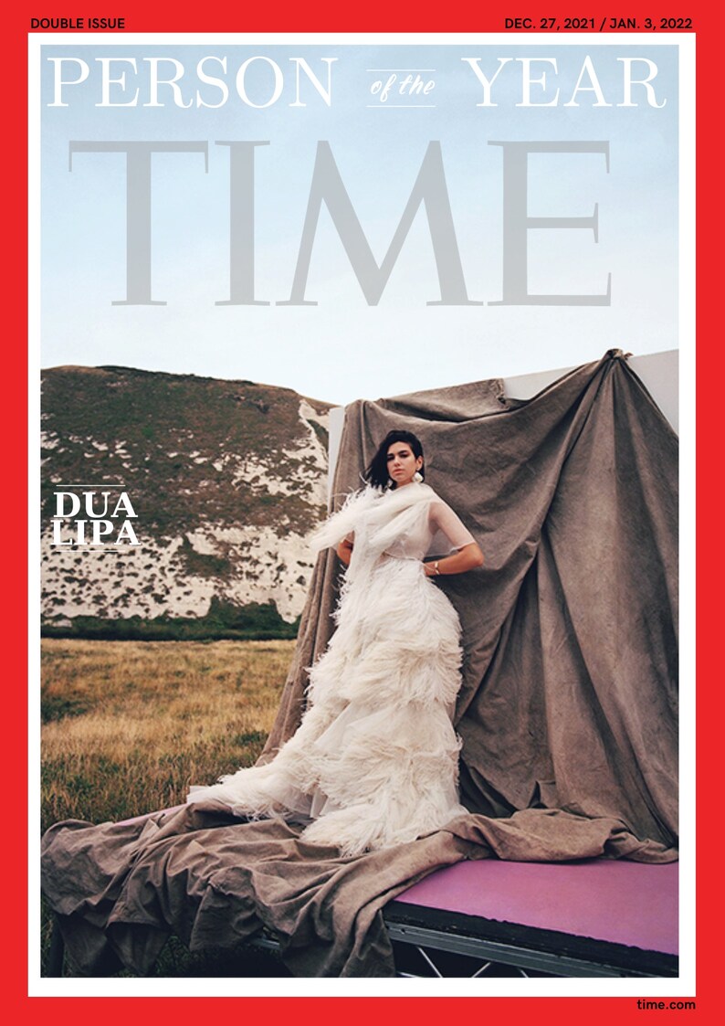 Model/template Canva of the Cover of TIME Fashion Magazine Person of ...