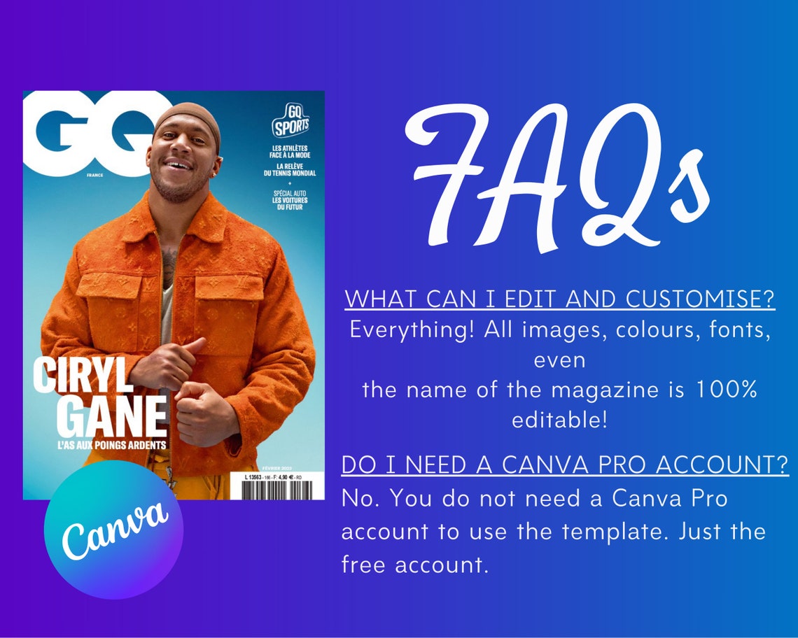 Template / model de la couverture du magazine harper's Bazaar ...