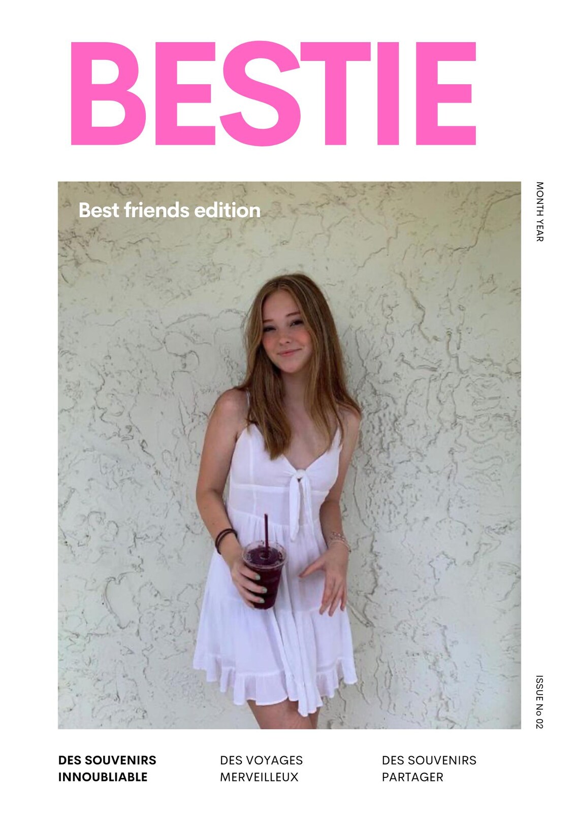 Bestie Magazine Template to Customize Bestie Edition 20 Pages Ideal for ...