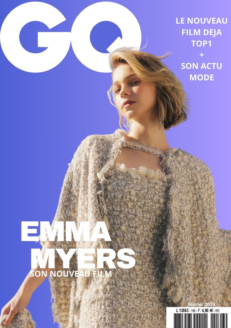 GQ Magazine Template 100% Customizable CANVA - Etsy