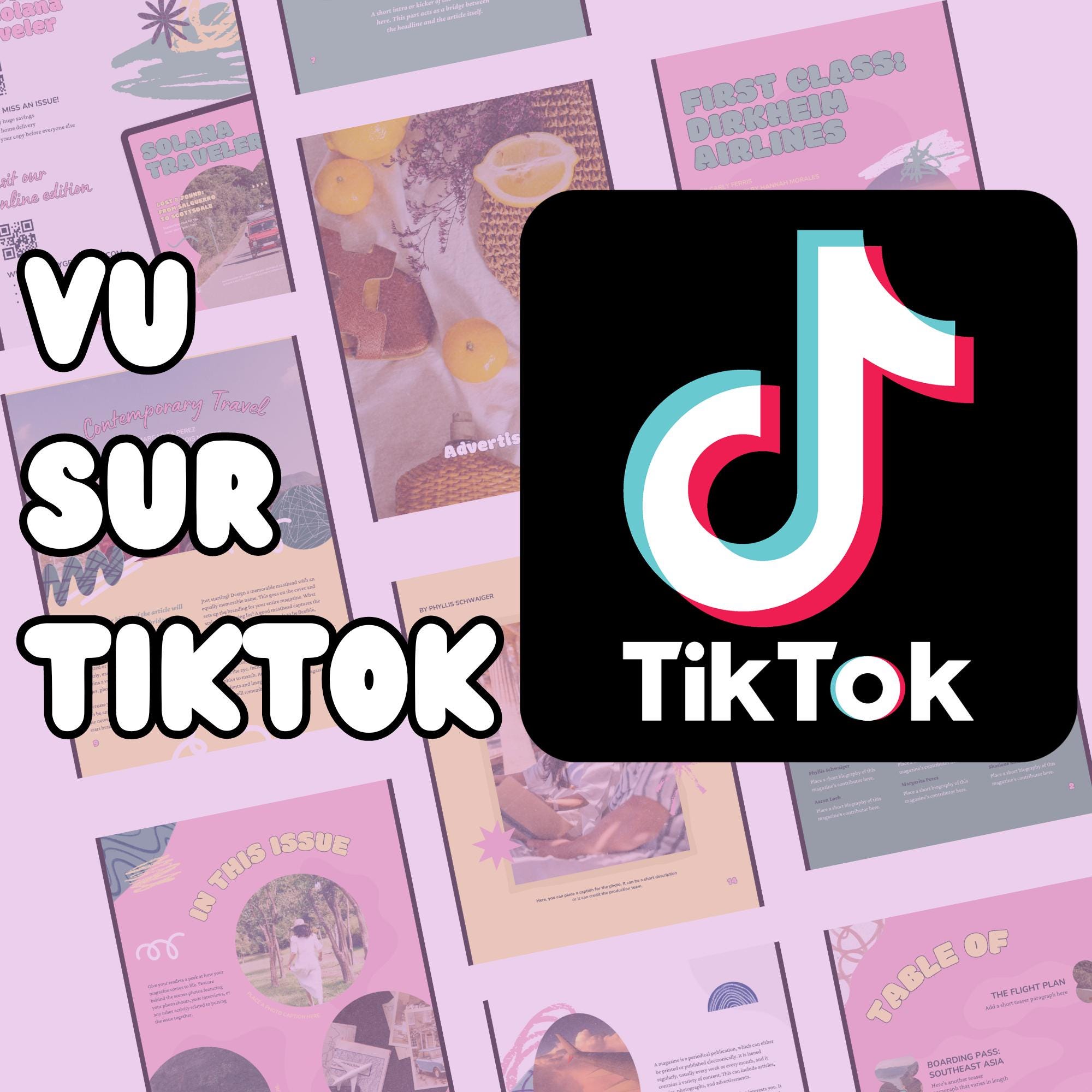 Vogue Magazine Template to Customize - Bestie Edition - 19 Pages ...