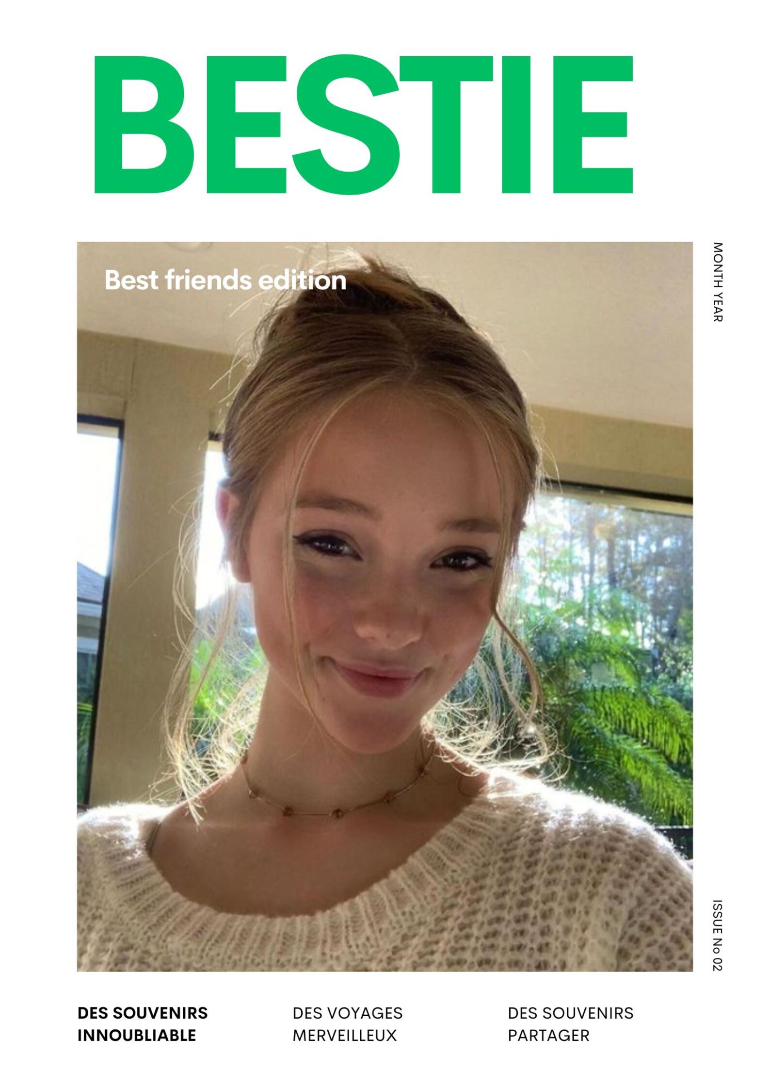 Bestie Magazine Template to Customize Bestie Edition 20 Pages Ideal for ...