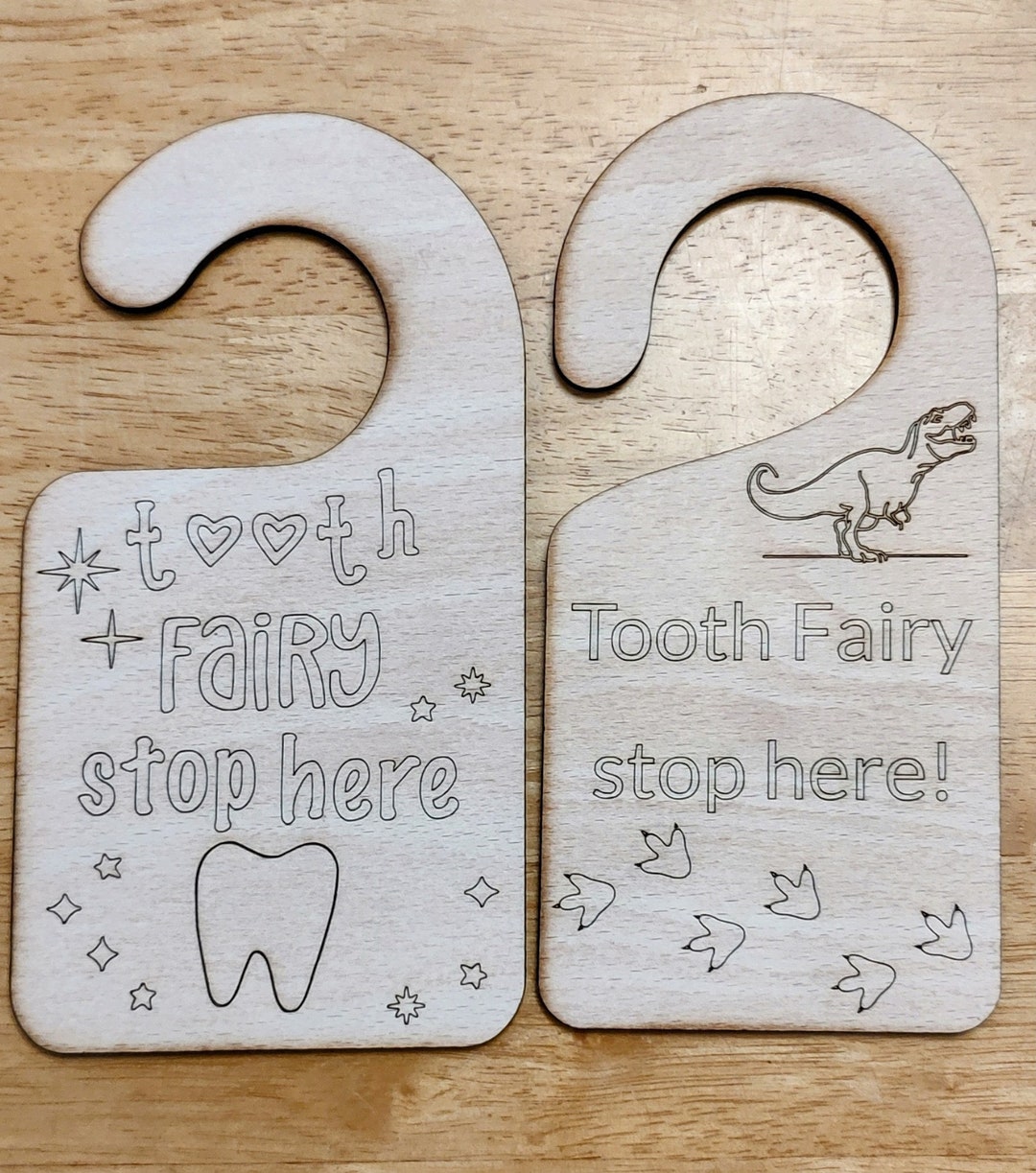 Tooth Fairy Stop Here Sign With Pencils Eco-friendly Pack - Etsy