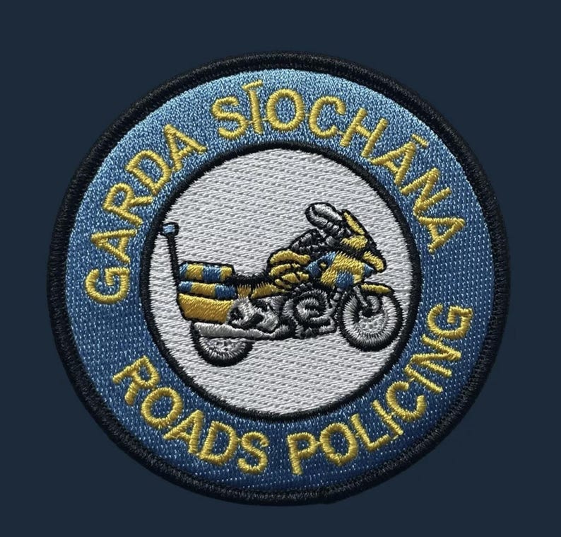 Garda Siochana Cloth Roads Policing Patch Irish Police - Etsy