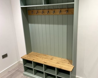 Boot Room Storage Bench. Monks Bench - Etsy UK