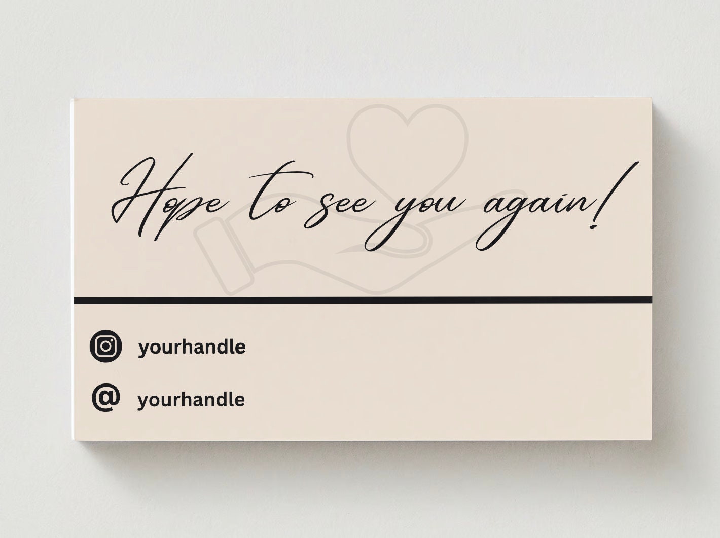 Business Thank You Card Template Canva Link - Etsy