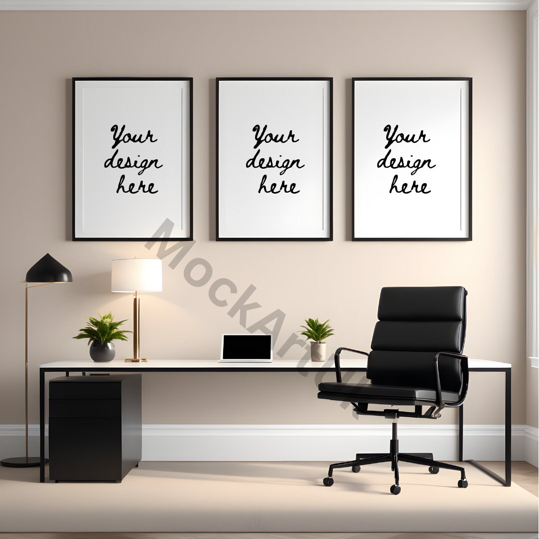 Interior Office Multi Picture Square Frame Mock up Bundle - Etsy