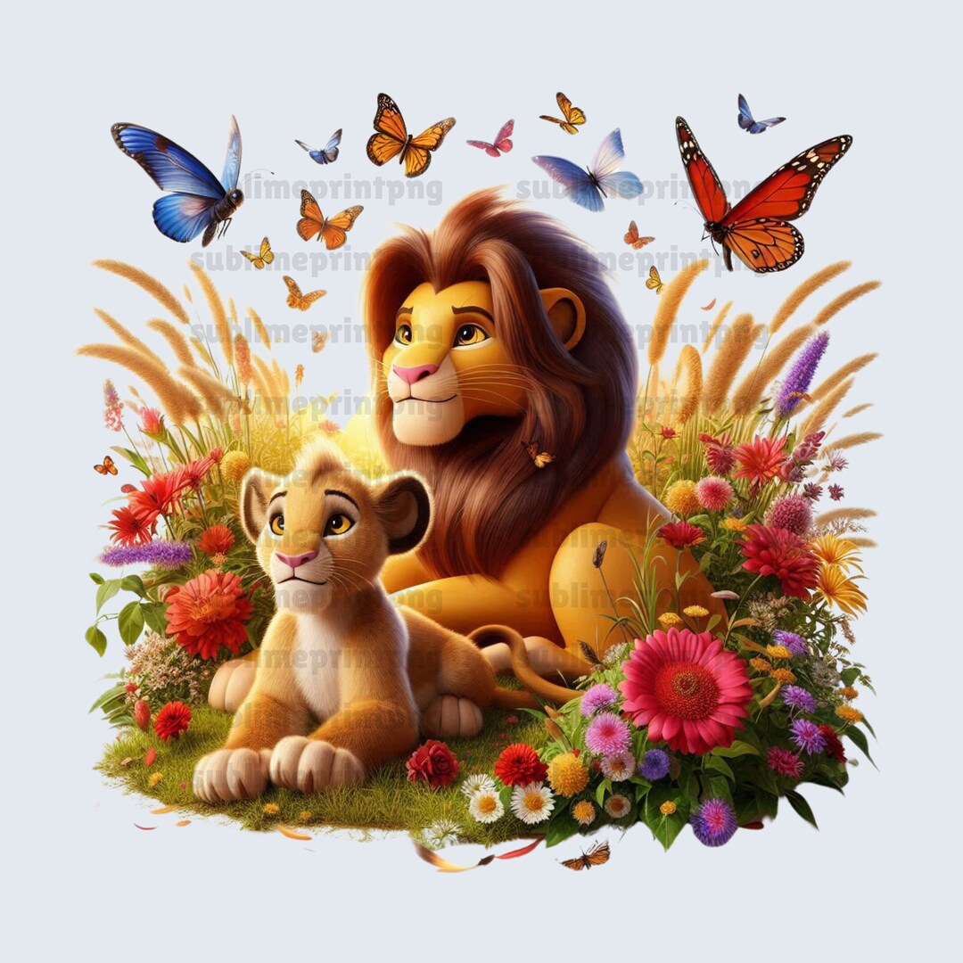 PNG Simba the Lion King, Svg Simba, Svg the Lion King, Simba Birthday, Simba T-shirt - Etsy