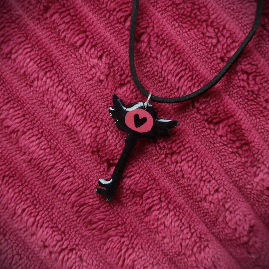 Hazbin Hotel Key Pendant, Helluba Key Earrings, Hazbin Hotel Cartoon ...