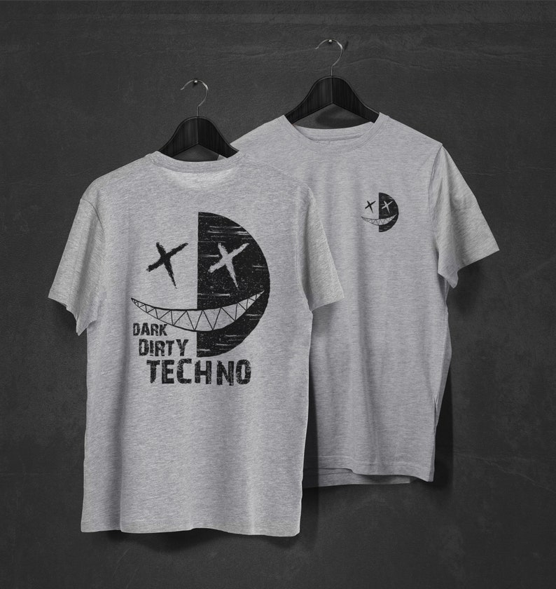 Dark Dirty Techno T-shirt, Rave T-shirt, Unisex Festival Outfit, Men's ...