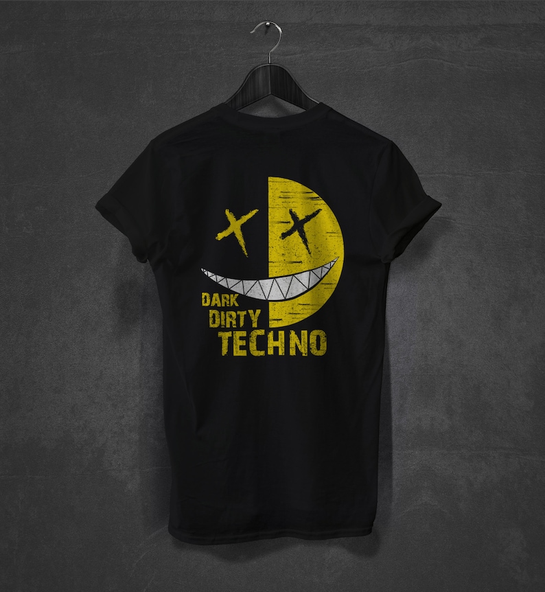 Dark Dirty Techno T-shirt, Rave T-shirt, Unisex Festival Outfit, Men's ...