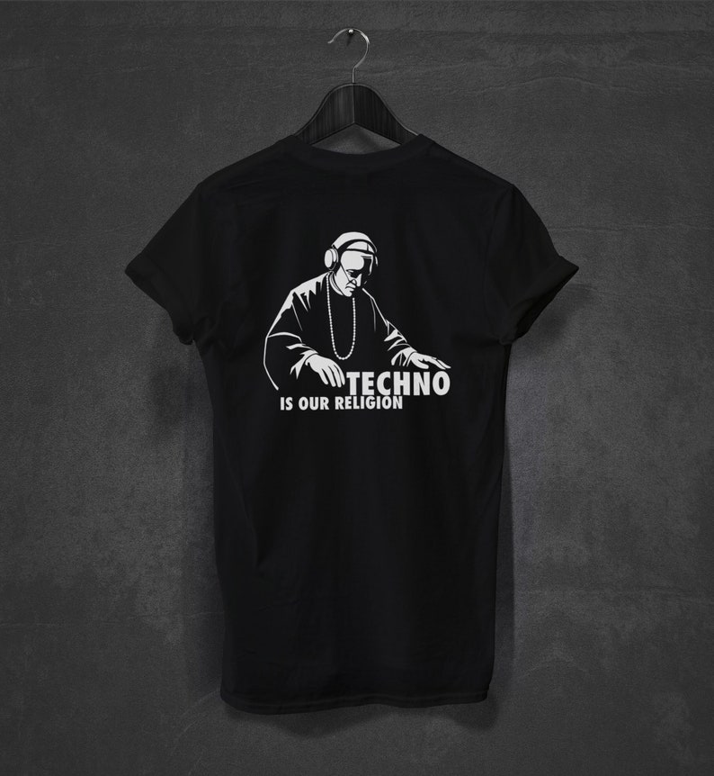 Techno is Our Religion T-shirt, Techno Shirt, Techno Rave Outfit, Rave ...