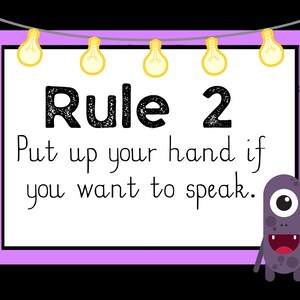 Monster Themed Classroom Rules - Etsy