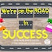 We're on the Road to Success Bulletin Board Display - Etsy