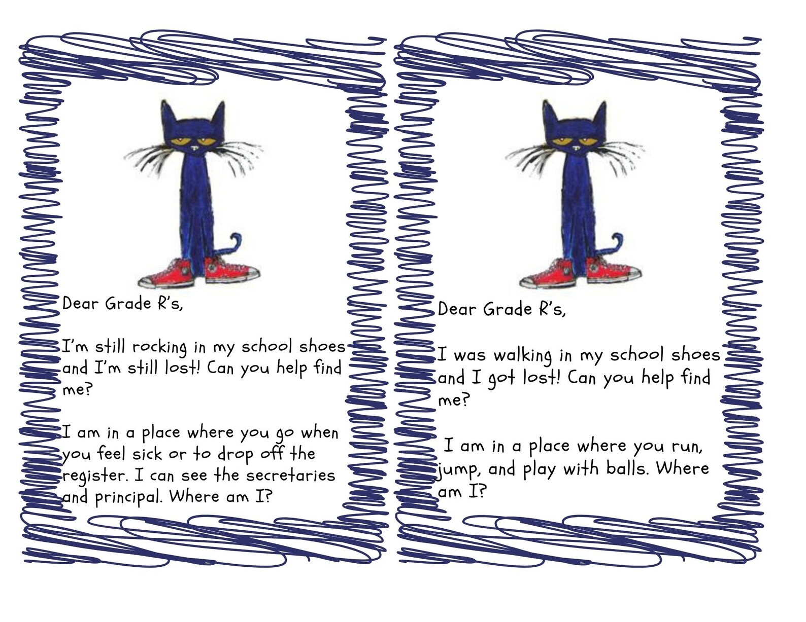Pete the Cat - Rocking My School Shoes First Week of School Story, Tour ...