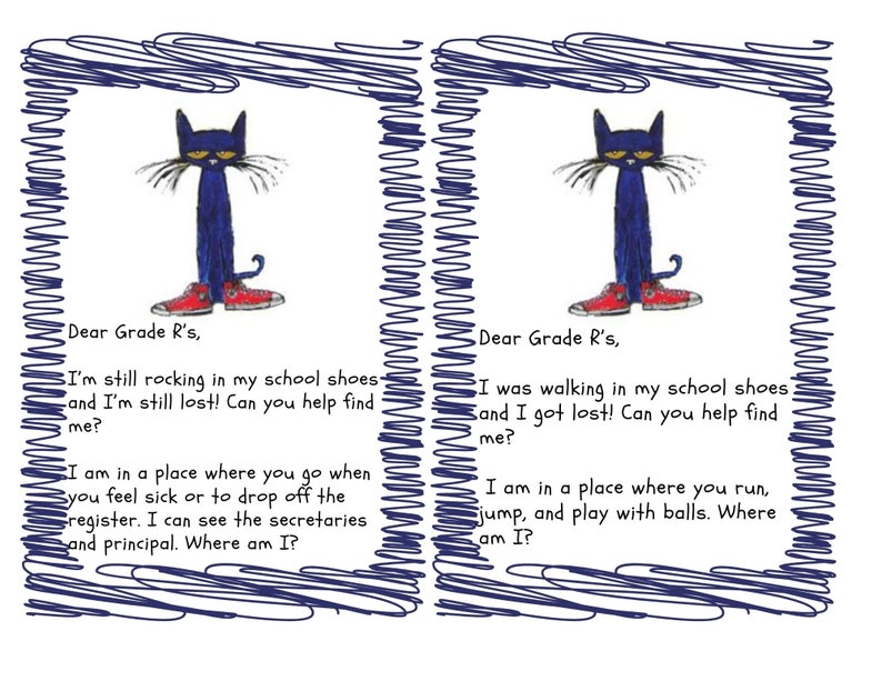 Pete the Cat - Rocking My School Shoes First Week of School Story, Tour ...