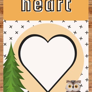 Woodland Themed 2D Shapes Poster Set - Etsy Canada