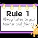 Monster Themed Classroom Rules - Etsy