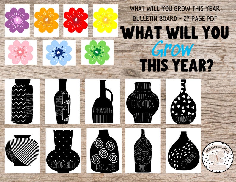 What Will You Grow This Year Bulletin Board Display - Etsy