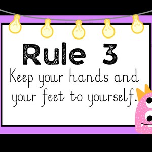 Monster Themed Classroom Rules - Etsy