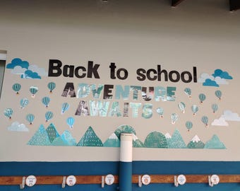 EDITABLE Adventure Awaits Bulletin Board Kit | Back to School | Fantasy ...